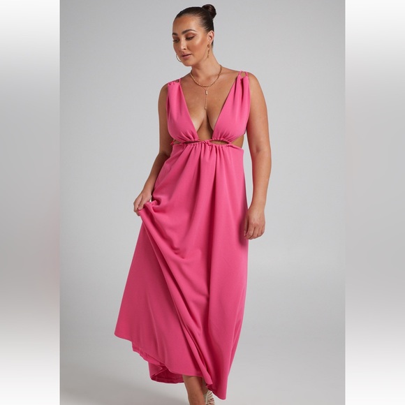 Showpo. | Dresses | Showpo Hot Pink Maxi | Poshmark